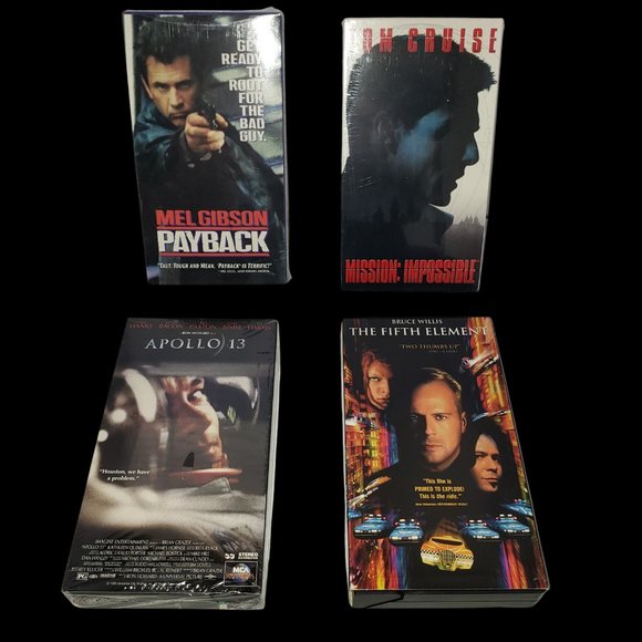 Media | Action Movie Vhs Bundle | Poshmark